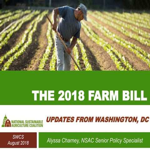 Conservation and the 2018 farm bill | PPT