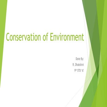 Conservation of Environment With Qoutes | PPTX