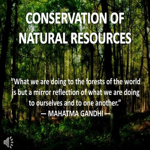 Conservation of natural resources.ppt