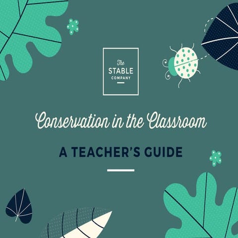 Conservation In The Classroom - A Teacher's Guide | PPT