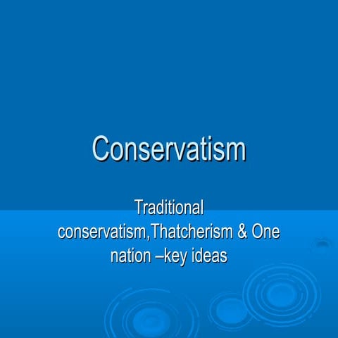 Conservatism2 | PPT