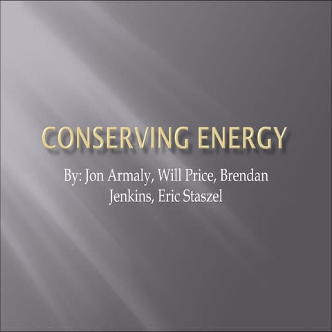 Conserving Energy Apes Project | PPT