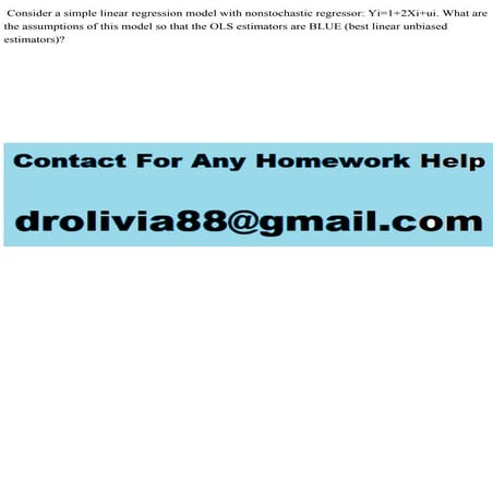 Consider a simple linear regression model with nonstochastic regresso.pdf