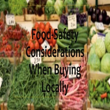 Considerations when-purchasing-foods-final | PPTX | Agriculture ...