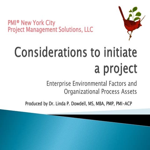 Considerations to initiate a project | PPT | Free Download
