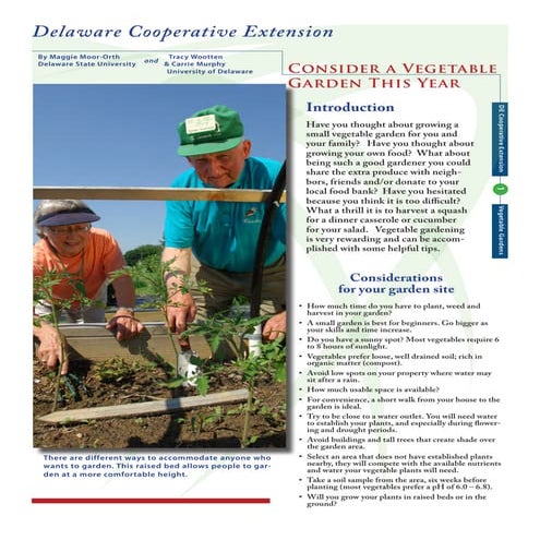 Consider vegetable gardening | PDF