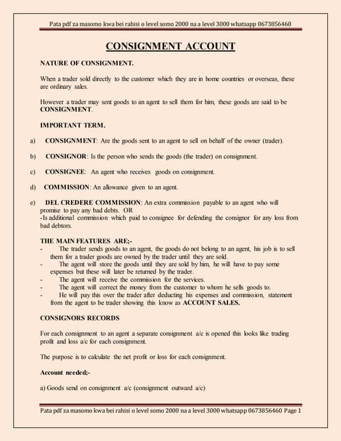 Accounting of consumables and fixed assets | PDF