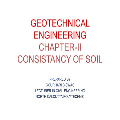 Geotechnical Engineering-I [Lec #9: Atterberg limits] | PPSX