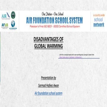 disadvantages of global warming.pptx
