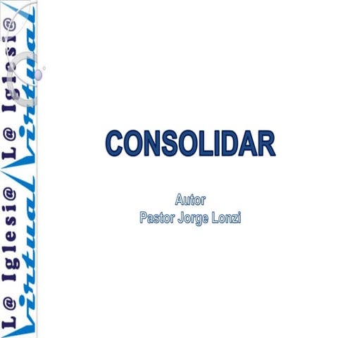 Consolidar | PPTX
