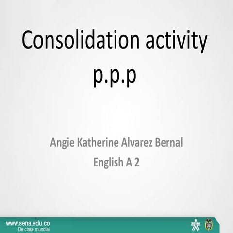 Consolidation activity unit 3 | PPTX