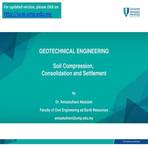 Comprehensive Guide to Soil Compression, Consolidation, and Settlement ...