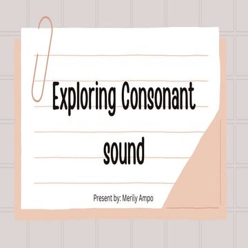 consonant-sound.pdf advance oral communi | PDF