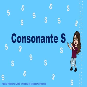 CONSONANTE S ppt interactivo para primero | PPTX