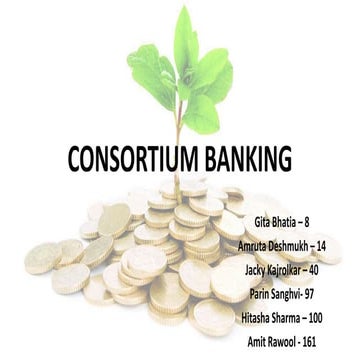 Consortium banking | PPTX