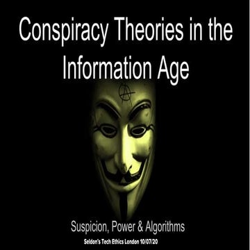 Conspiracy Theories in the Information Age | PPTX