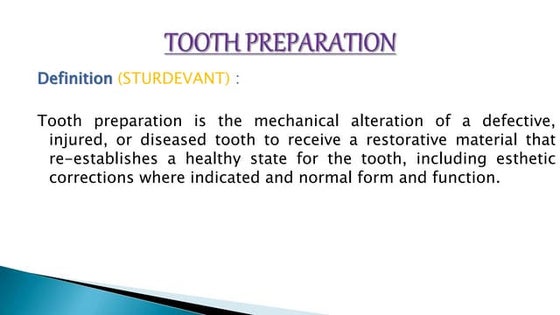 Class v tooth preparation for amalgam restorations | PPT