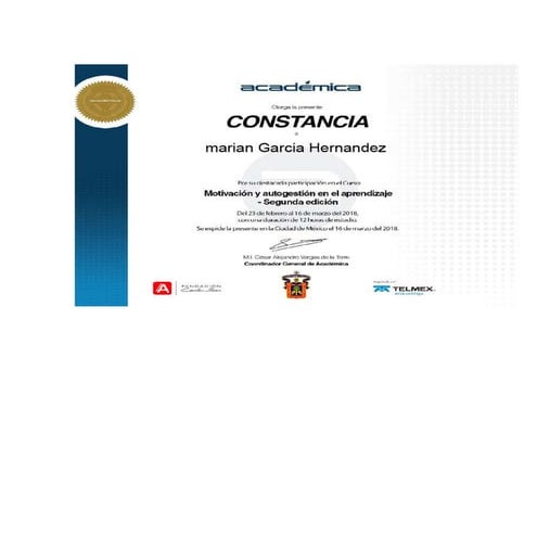 Constancia | DOCX