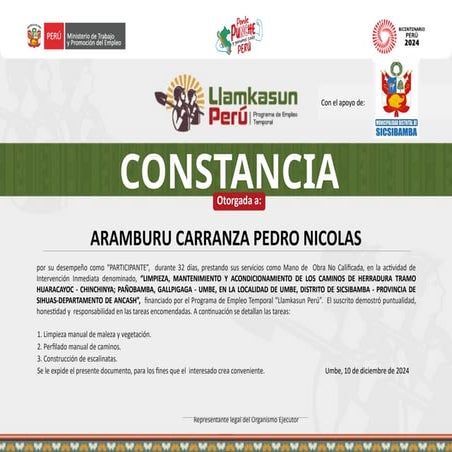 CONSTANCIA DE PARTICIPANTES EDITABLE-SICSIBAMBA.pptx