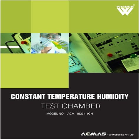 CONSTANT TEMPERATURE HUMIDITY TEST CHAMBER | PDF
