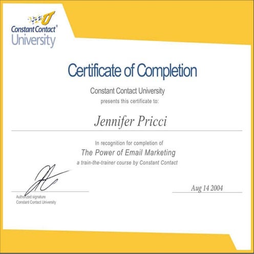 Constant contact university | PDF