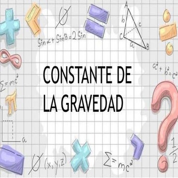 constante de la gravedad.pptx