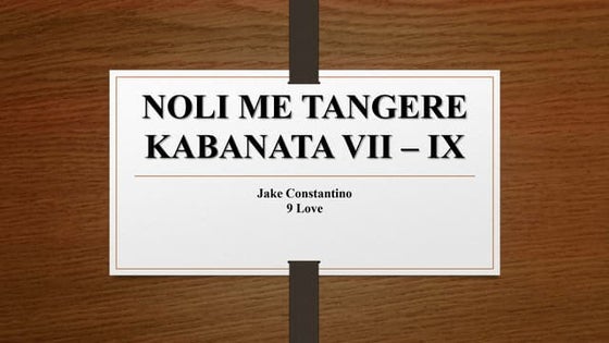 Fil noli-me-tangere kabanata 1-64 | PDF