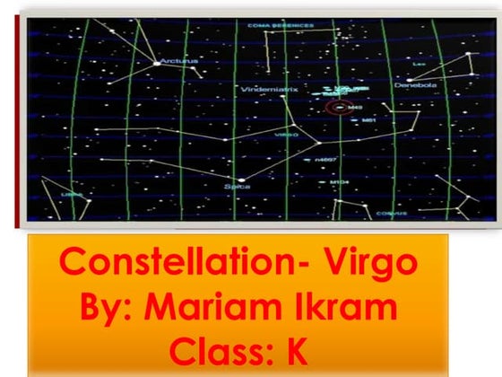 Reference for Constellation - Virgo | DOCX