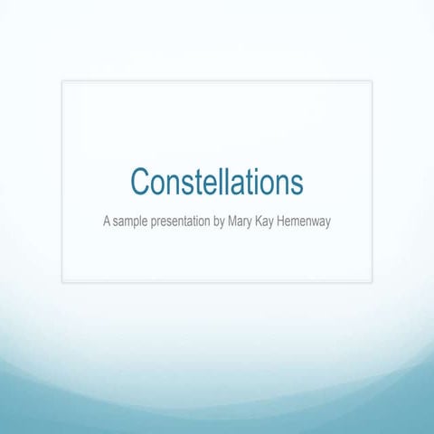 Constellations | PPTX | Space and Astronomy | Science