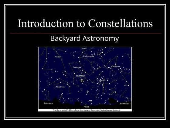 Stars: Constellations for grade 9 student | PPT