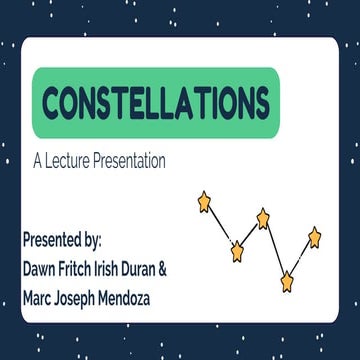 Understanding Constellations: Patterns, Movements, and the Zodiac | PDF