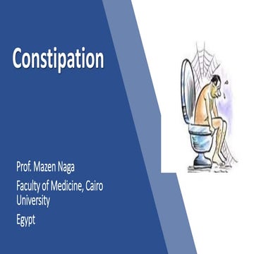 Constipation | PPTX