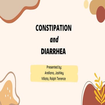constipation-diarrhea.ppt reporting.nursing | PDF | Digestive Disorders | Diseases and Conditions