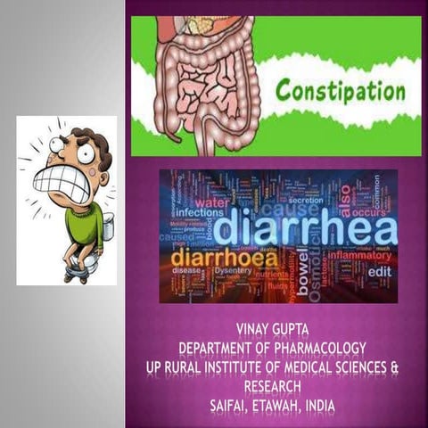 Constipation & Diarrhoea | PPTX