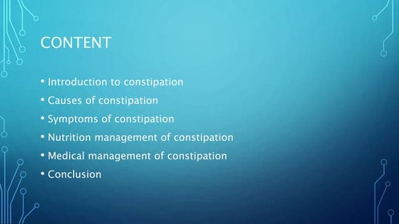 Constipation | PPT