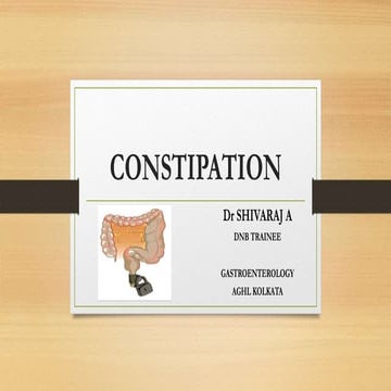 Constipation | PPTX