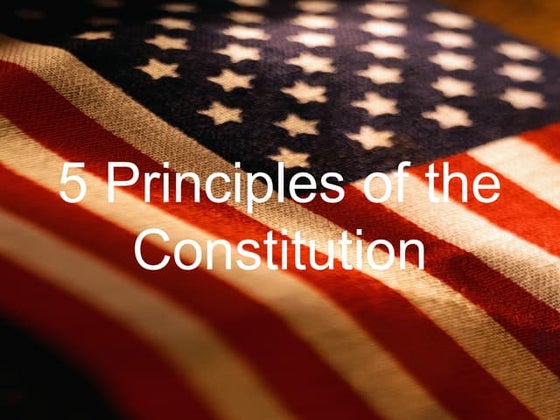 7 principles of the US Constitution | PPT