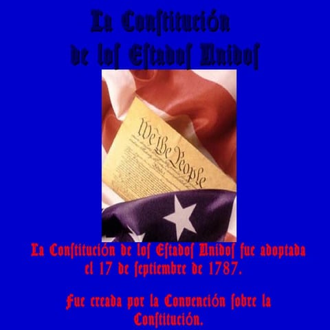 Constitucion de Estados Unidos | PPT