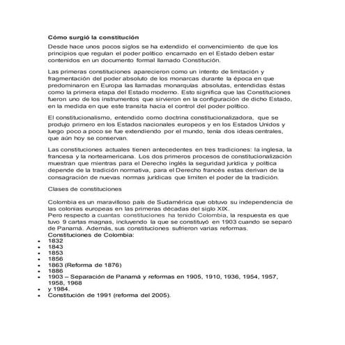 Tipos de constitución | PPTX