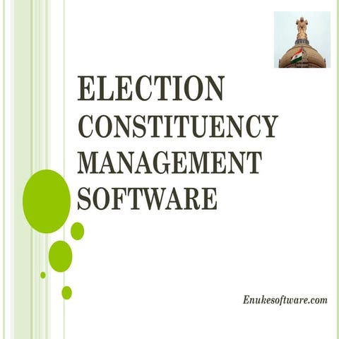 Election Constituency Management Software | PPT