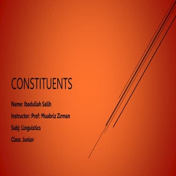Constituents presentation Linguistics.pptx