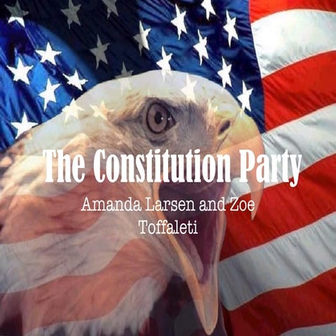 Constitution Party | PPT