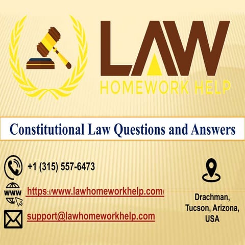 Questions and Answers of Constitutional | PPT