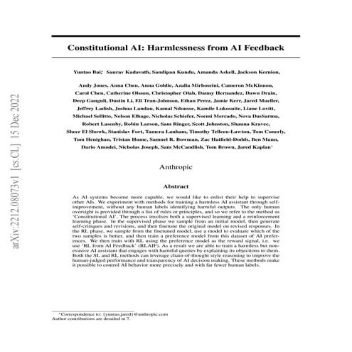 Constitutional AI_ Harmlessness from AI Feedback.pdf