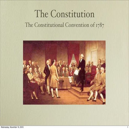 Constitutional Convention | PDF