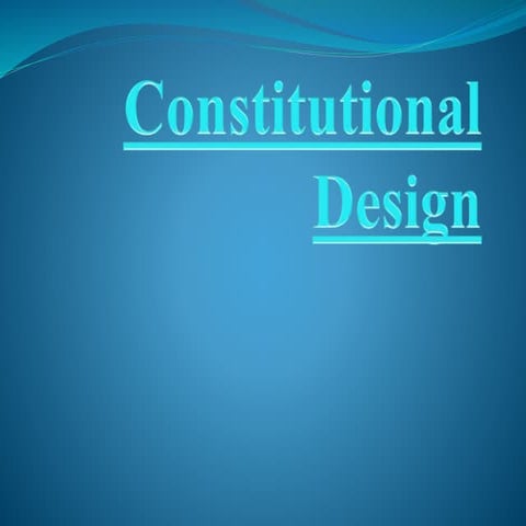 Constitutional design (9th d) | PPTX