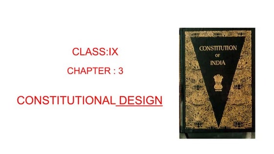 Chapter - 3(Civics) | PPT