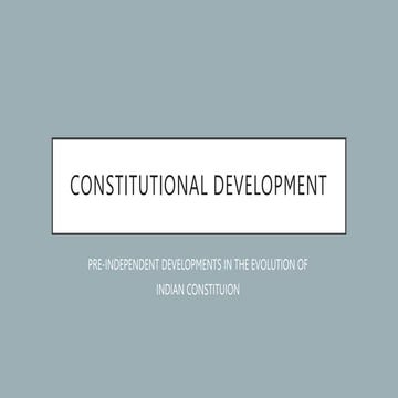 Framing The ConstitutIon PPT CLASS 12 | PPT