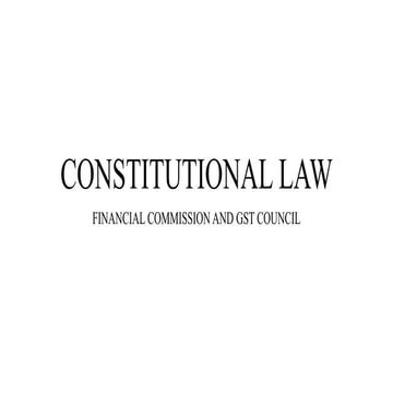 Constitutional law | PPT