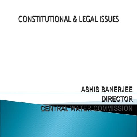 Constitutional and Legal Issues | PPT